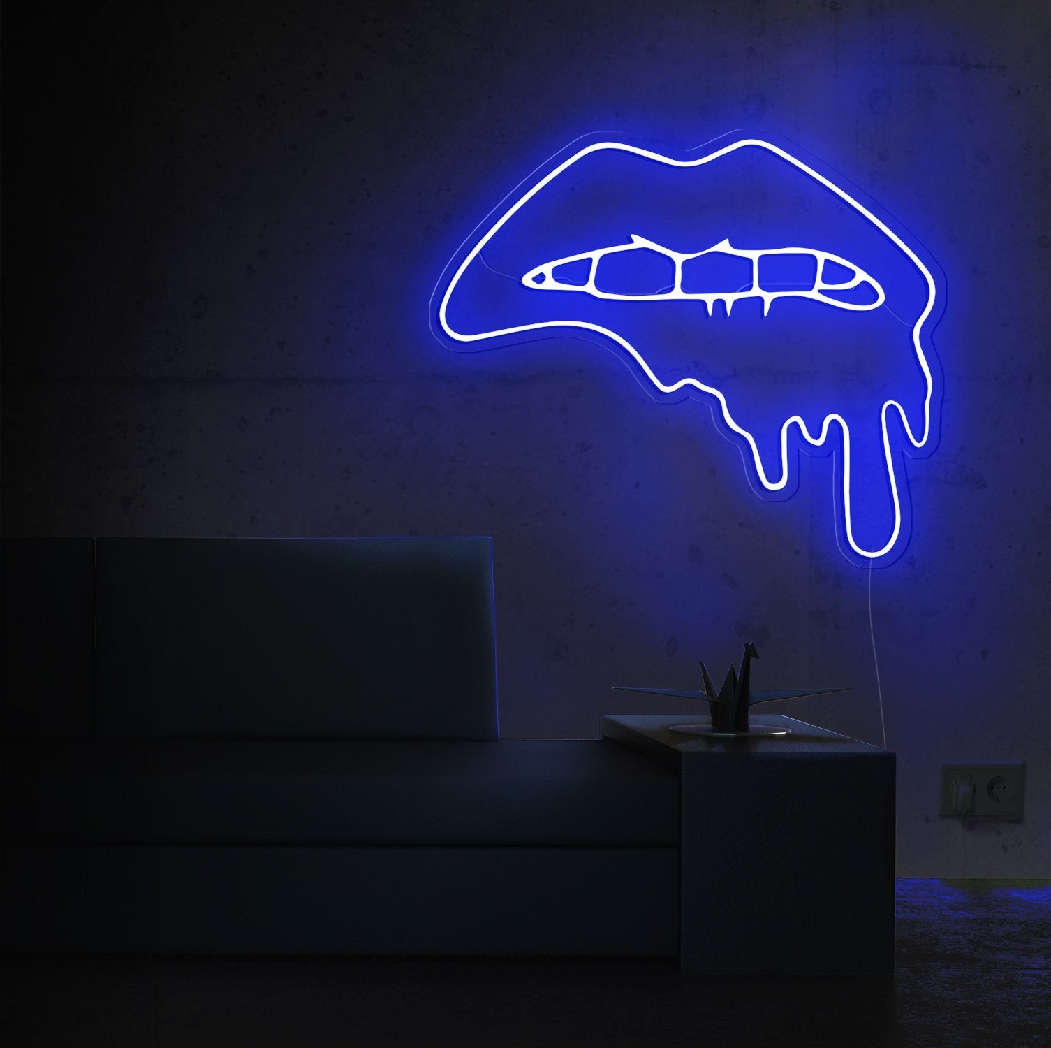 Dripping Lips LED Neon Sign – My Custom LED